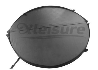 China Round Hot Tub Lid Vinyl Spa Cover UV - Resistant Marine Grade Vinyl Materials for sale