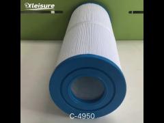 Le noyau élevé lavable d'écoulement de cartouches filtrantes de rechange de baquet chaud a conçu Unicel C-4950