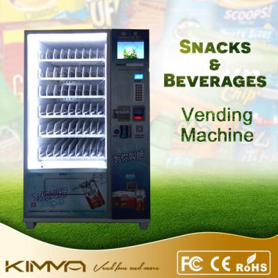 Cina Bevanda fredda/distributore automatico combinato dello spuntino patatine fritte e della soda con lo schermo LCD a 10 pollici in vendita
