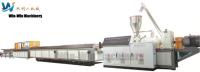 China Color Pattern Panel Double Screw Extruder for Composite WPC Pallet Loading Board for sale