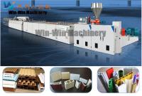 China Color Pattern Panel Double Screw Extruder for Composite WPC Pallet Loading Board for sale