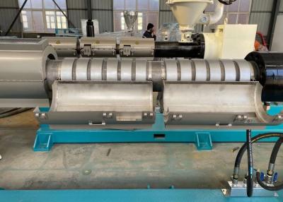 China A eficiência elevada automatizou a linha ondulada plástica da extrusão da tubulação única/parede dobro à venda
