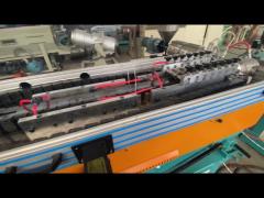 PE PP Threading Single Wall Corrugated Pipe Production Line With Marking Line