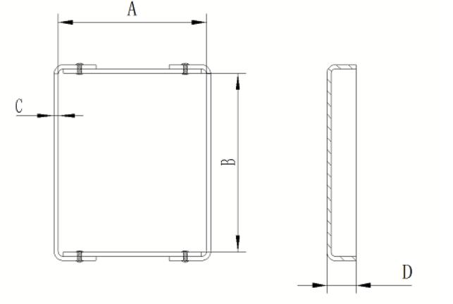 Custom Riveted Molybdenum Lanthanum Boat Corrosion Resistance Creep Resistance Moly Boat Evaporation Boat MoLa Boat 1