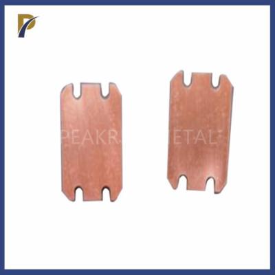 China CuMoCu Nickel / Silver Plated Molybdenum Copper Heat Sink With Good Machinability for sale
