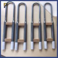 China Custom U Shape MoSi2 Molybdenum Disilicide Heating Elements 1300C 1800C Muffle Furnace for sale