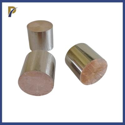 China W75Cu25 14mm 13mm Tungsten Copper Alloy Rod Tungsten Copper Insert for sale