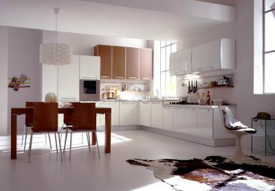 China Economy kitchen cabinet elegant  flat packing kitchen cupboards for sale