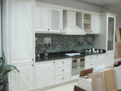 China Frame solid wood base cabinet  hand painted kitchen furniture for sale