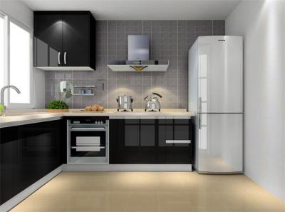 China Kitchen cabinet supplier lacquer modern kitchen cabinet modular system for sale