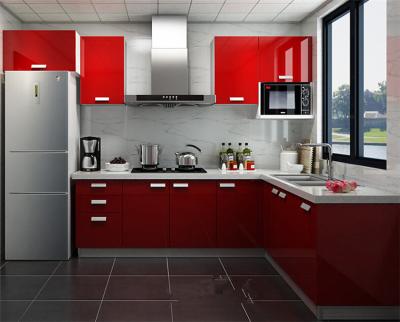 China Apartment kitchen cabinet assemble package australia kitchen cupboard for sale