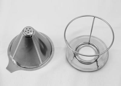 Cina SS304 metallo senza carta riutilizzabile Mesh Coffee Filter Custom Made in vendita