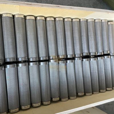 China Customized Sintered Filter Element For Industrial Liquid And Gas Filtration for sale