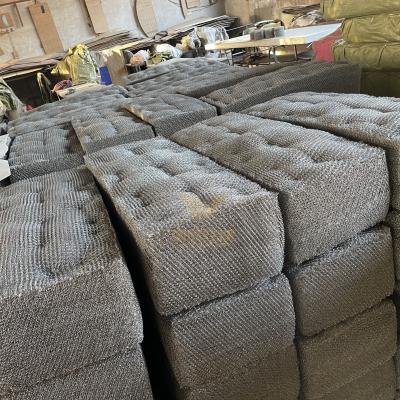 China Wires Dia 0.15-0.32 MM Knitted Wire Mesh Customized Filtering for sale