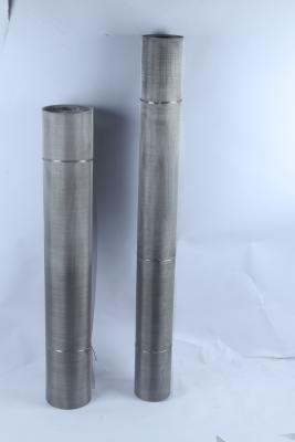 China Odorless Steel Filter Mesh Element No Medium Pollution Stainless Steel Mesh Tube Filter for sale