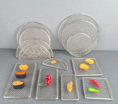 China Versatile SS Barbecue Cooking Mesh For Grilling , Baking And Steaming for sale