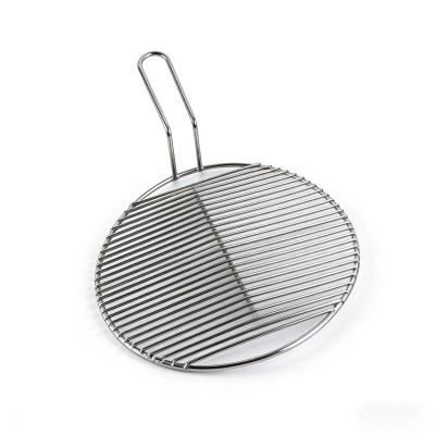 China Anti-scald Handle Stainless Steel Barbecue Grill Net User-friendly for sale
