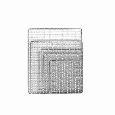 China Stainless Steel Grid-shaped Barbecue Net For Outdoor Picnic for sale