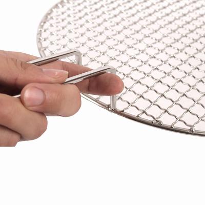 China Handle-style 304 Stainless Steel Barbecue Grill Wire Mesh for sale