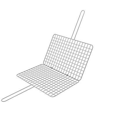 China Reusable eco-friendly SS Grilling Mesh Mat Not easy to deform for sale