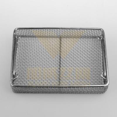 China Eco-friendly Material Steel Wire Basket With Handle Design for sale
