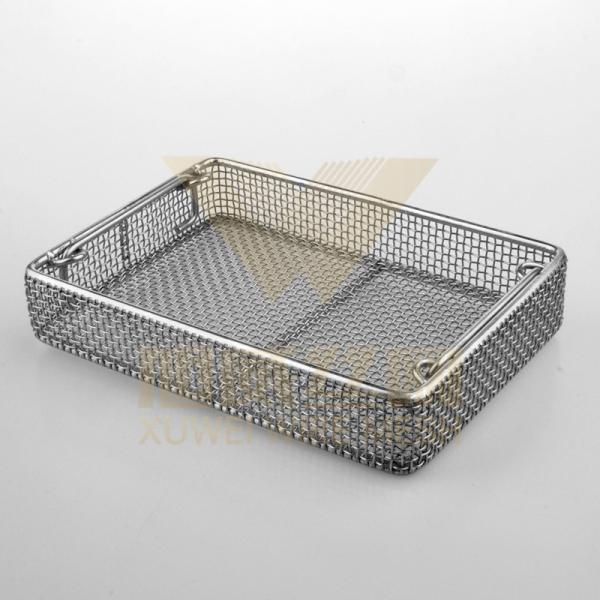 Quality Perforated Wire Mesh Basket With Lid For Industrial Use for sale