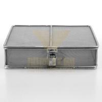 China Safe Placement Metal Mesh Basket Compact Structure for sale