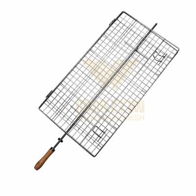 China Non-toxic Surface SS Grilling Mesh Mat Safe For All Food Types for sale
