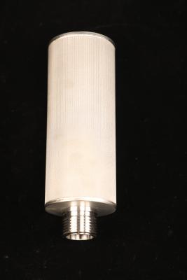 China Low Pressure Drop Sintered Porous Metal Element High Flow Rate for sale