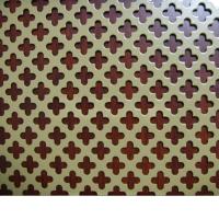 China Smooth Transition Between Holes Perforated Metal Sheets Stable Structure for sale