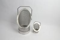 China Rounded Corner Design Metal Filter Element Low Pressure Drop Consistency for sale