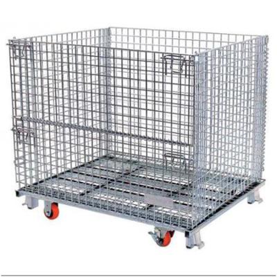 Cina Superficie placcata zinco resistente accatastabile di Ganvalnized delle gabbie del pallet del magazzino in vendita