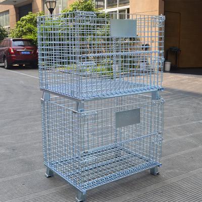 Cina Cavo Mesh Storage Cages del contenitore Q235 2000kg del metallo in vendita