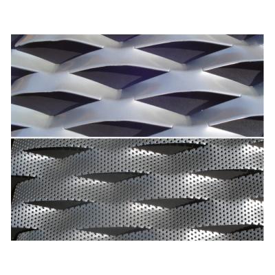 Cina Alta sicurezza Diamond Perforated Expanded Aluminium Mesh di alluminio in vendita