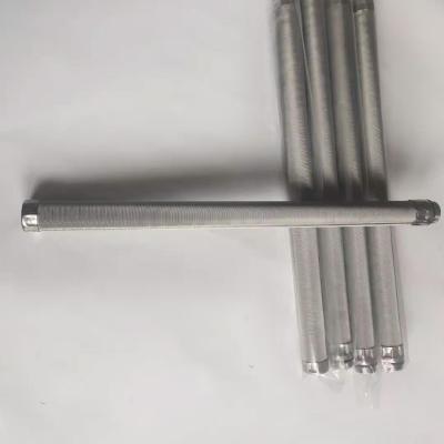 Cina 10 micron di SS304 SS316 l'elemento del filtro a candela in vendita