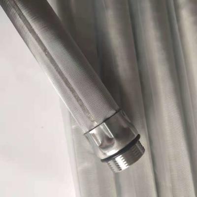 Cina 10 micron di SS304 SS316 l'elemento del filtro a candela in vendita