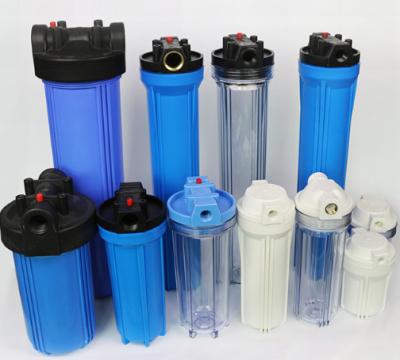 Cina Custodia di filtro di plastica trasparente a 10 pollici dell'acqua ISO90001 in vendita