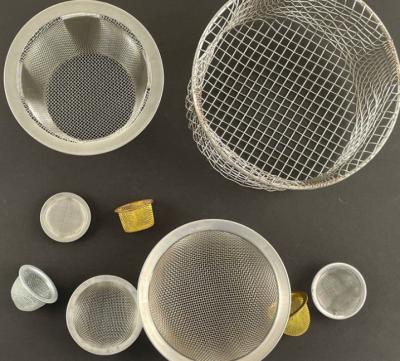 Cina Cavo su ordinazione Mesh Disc Impurity Removal Cap del diametro 80um di dimensione 30mm in vendita