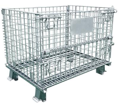 Cina 1000kg metallo pesante piegante Mesh Storage Cages in vendita