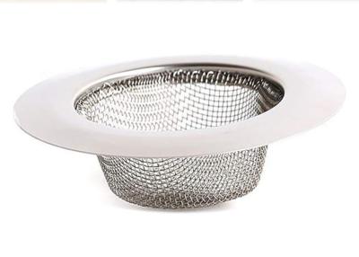 Cina Filtro dal lavandino per la casa del bagno della cucina, diametro su ordinazione, maglia dello scolapiatti del lavandino di acciaio inossidabile in vendita