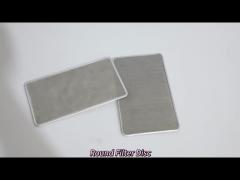 Customized 304 316 Stainless Steel Wire Mesh Round Screen Industrial Mesh Filter Disc Filter Wire Sc