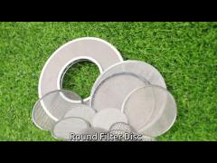 1- 3500 Mesh High Precision Stainless Steel Wire Mesh Round Filter Screen Disc