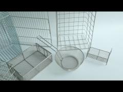 Cabinet Plated Snack Selling Wood Mesh Shopping Grid Durable  Factory Direct Sell Square Metal Wire