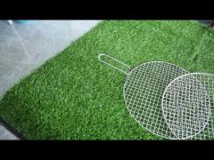 Non-stick coated stainless steel grill mesh  effortless to clean after use