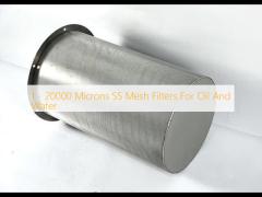 1 - 20000 Microns SS Mesh Filters For Oil And Water