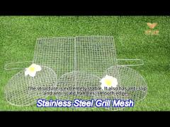 anti rust barbecue grill wire mesh reusable food grade ss 304/316