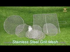 professional stainless steel bbq mesh - perfect heat distribution