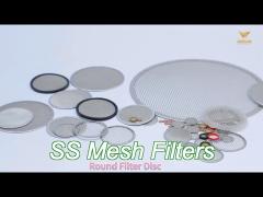 easy installation design wire mesh filter element chemical resistance