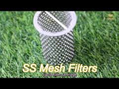 resistant to thermal cycling ss mesh filters high temperature stability
