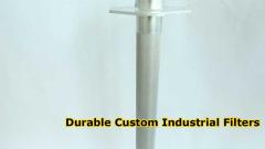 Custom Flange Sintered Stainless Steel Filter Cartridge For Industrial Filtratio